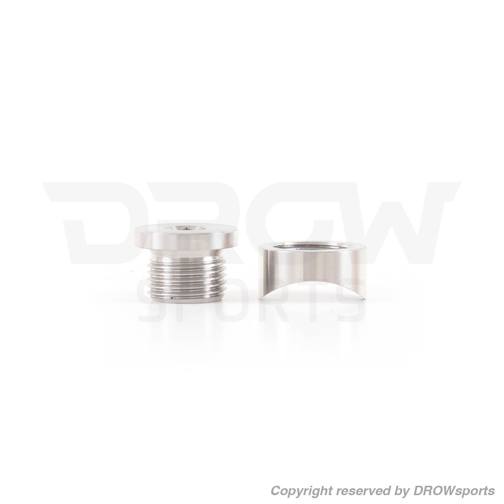 DROWsports Weld-On Oxygen Sensor Stainless Steel Bung + Cap Kit ...