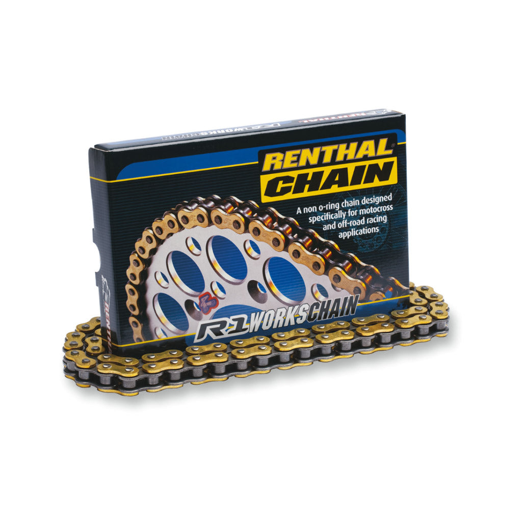 Renthal R1 Works Chain Gold (Non-O-Ring) 520x120 - RZR 170 – DROWoffroad